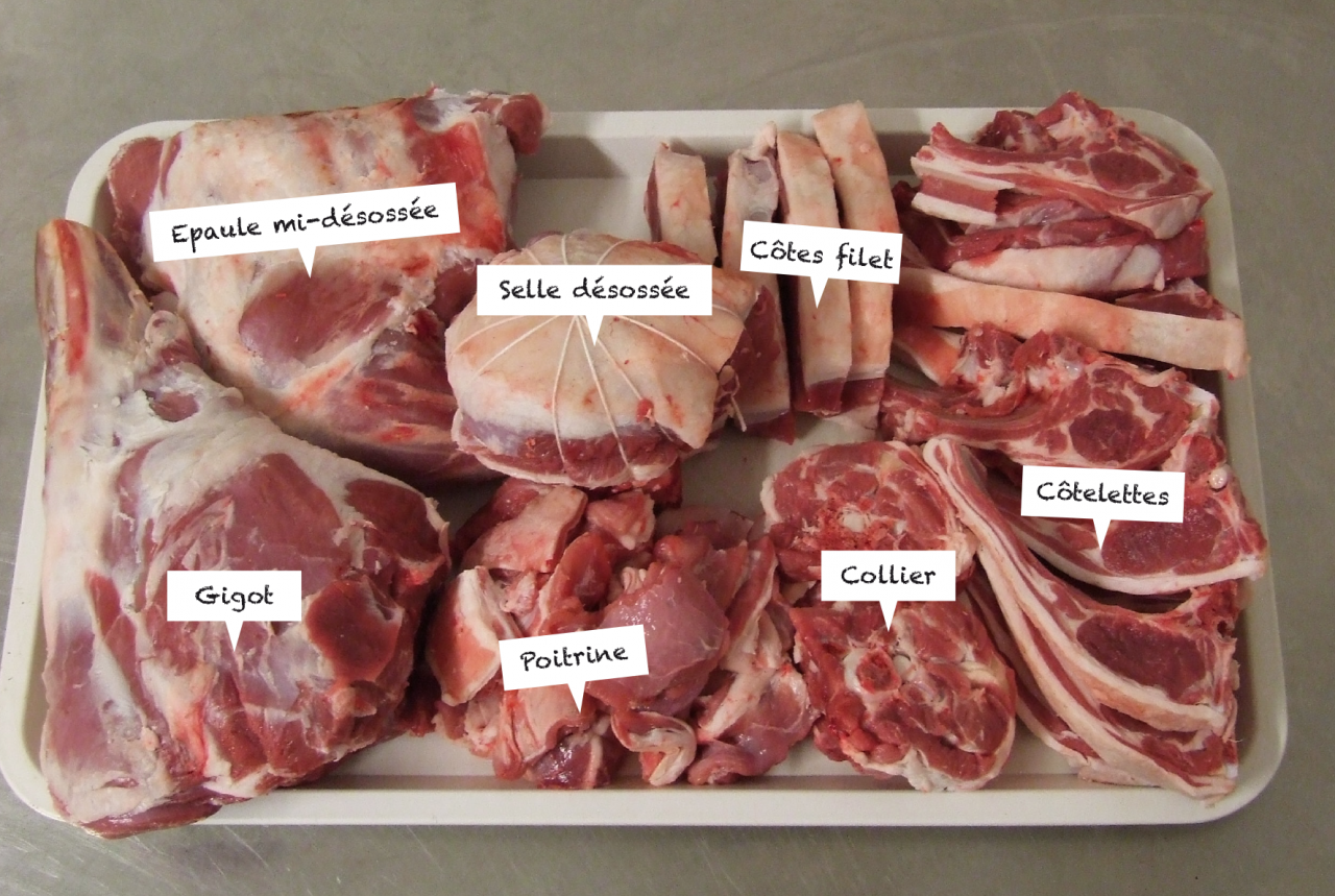 La viande d’agneau – La Ferme de Pâquerette